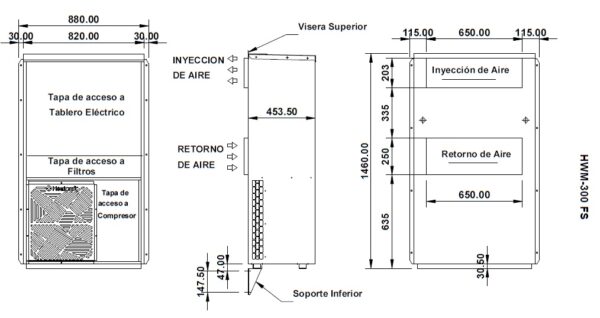 Equipo Mochila Heatcraft HWM-300 FS – Refrimática